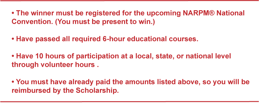 scholarship - National Association of Residential Property Managers